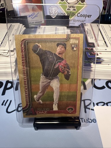 2025 Topps Series 1 YILBER DIAZ Wood Parallel /25 Arizona Diamondbacks ...