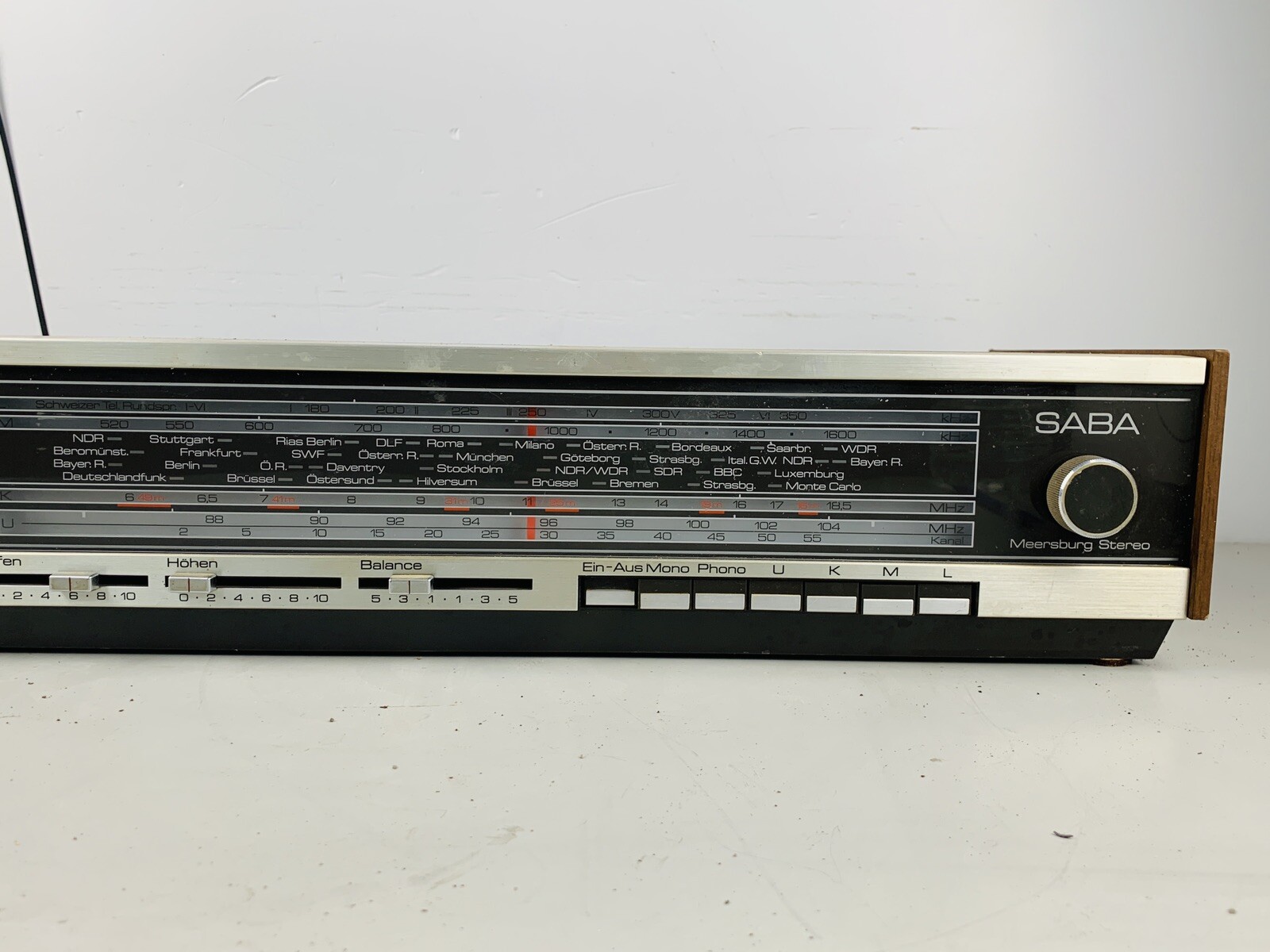 Saba Receiver Meersburg Stereo Automatic H - Mod. Me-H Receiver #CC91 ...