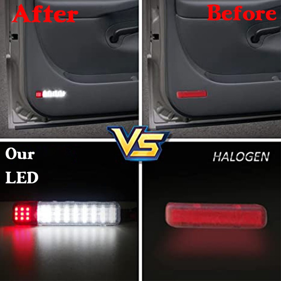 4X LED Interior Door Panel Light Courtesy Lamp For Chevy/GMC C/K Tahoe ...