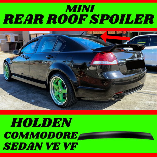 Rear Roof Wing Spoiler Mini For VE VF Holden S1 S2 Back Window Solid ...