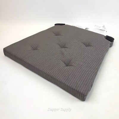 IKEA JUSTINA Grey 17 / 14 x 16 x 2" Chair Pad 703.078.36 | eBay