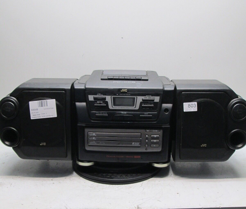 JVC Portable Boombox Detachable Speakers CD Player, Cassette, Tuner PC ...