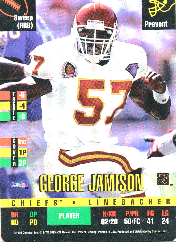 RED-ZONE George Jamison CHIEFS Cincinnati BEARCATS | eBay