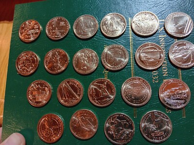 No Folder Included. 21 Coin Collection American Innovation Dollars ...