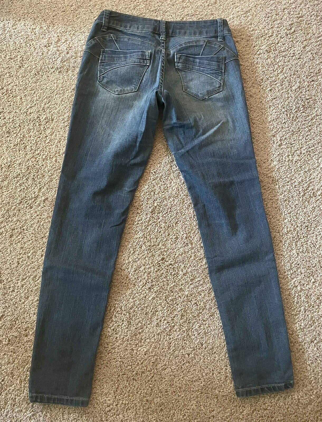 Blue Asphalt Jeans Women's 5 Short Blue Skinny Denim Pants - 5S | eBay