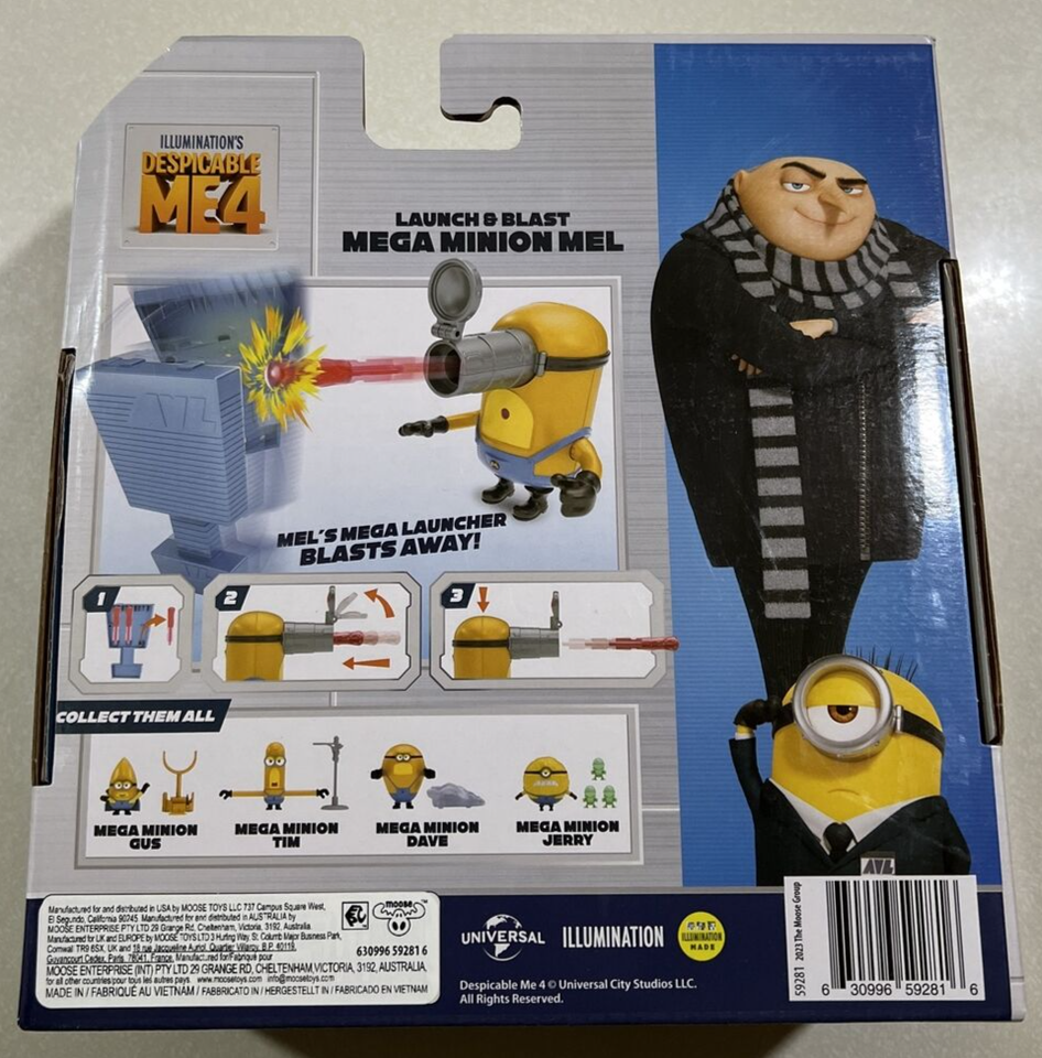 NEW 2024 Despicable Me 4 Mega Minion Mel LAUNCH & BLAST | eBay