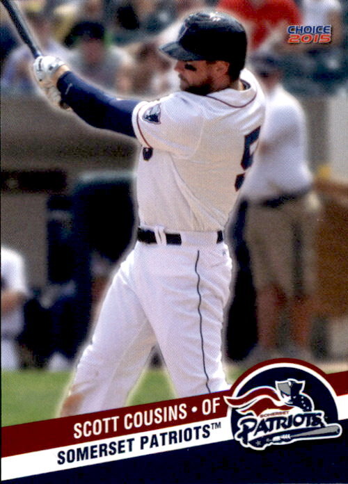 2015 Somerset Patriots Choice #13 Scott Cousins Scottsdale Arizona ...