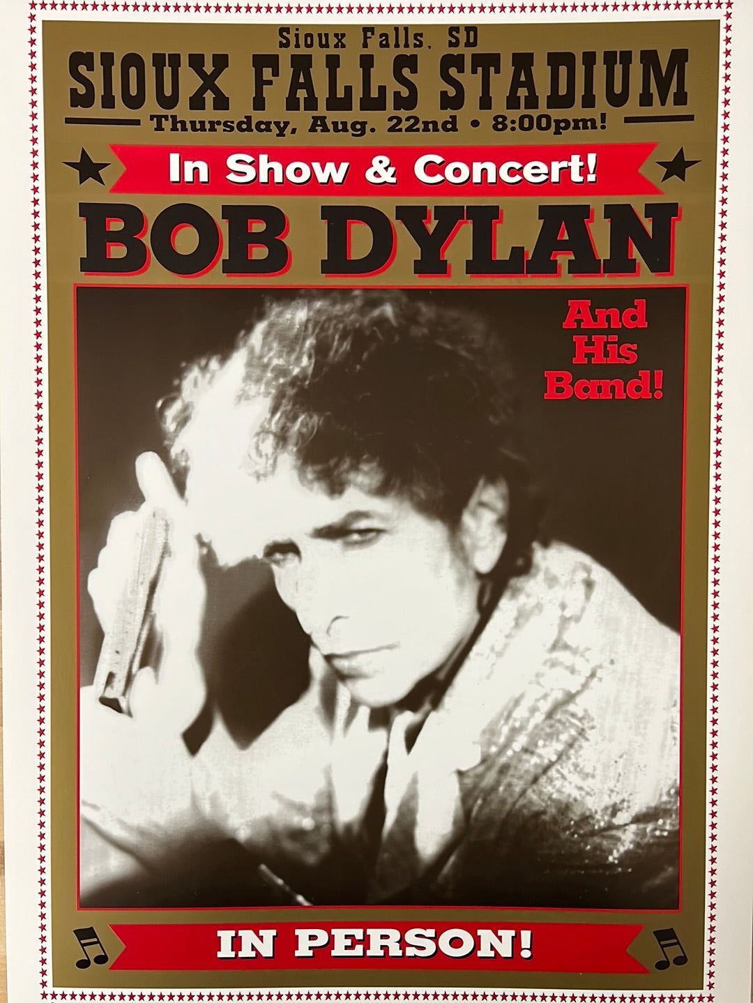 Bob Dylan - 2002 Geoff Gans poster Sioux Falls, SD | eBay