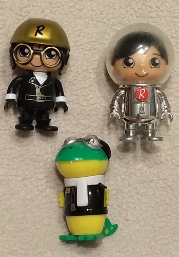 Ryan's World Mystery Figures Lot, Frog, Race car driver, Astronaut | eBay