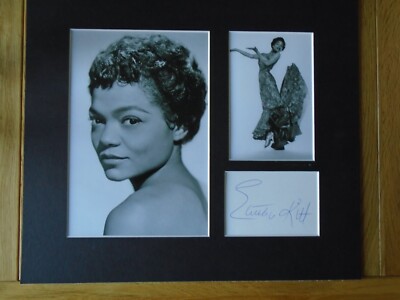 Eartha Kitt Genuine Signed Authentic Autograph - UACC / AFTAL | eBay