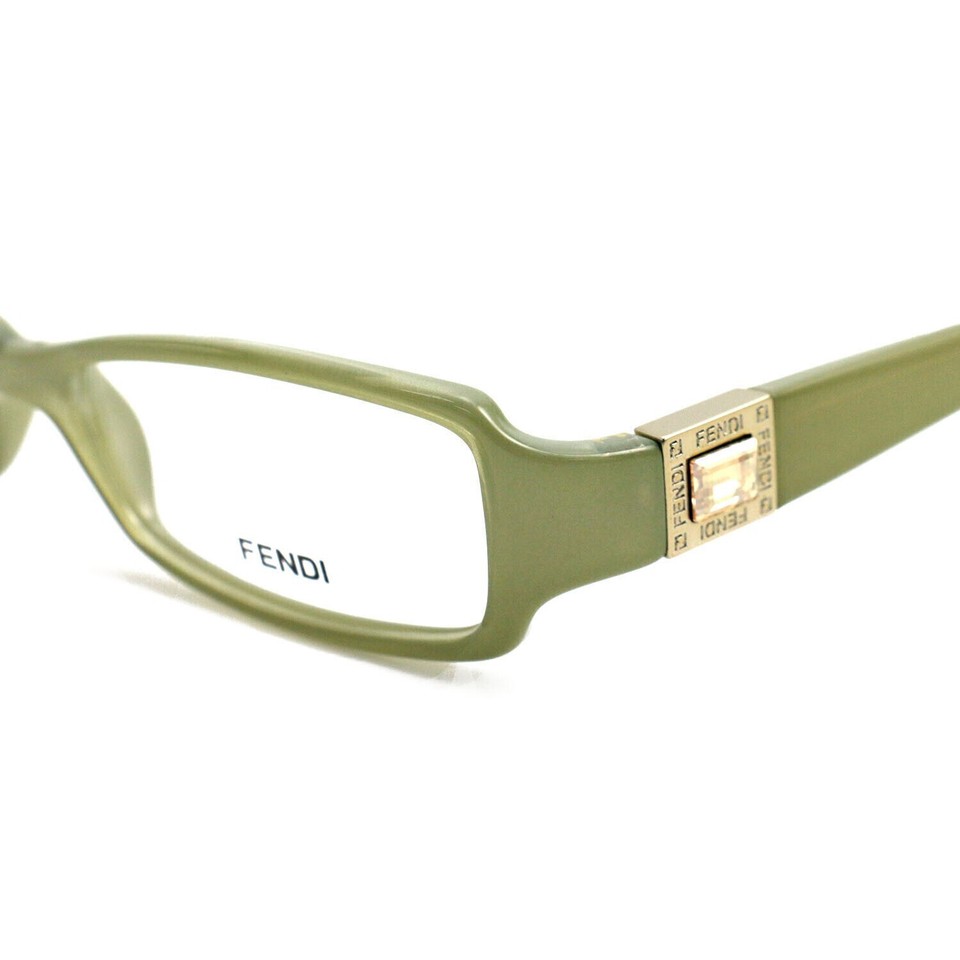 Fendi Women FF886R 316 Green Eyeglasses Frames Rectangle 51 x 13 x 135 ...
