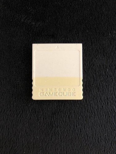 Nintendo GameCube OEM White Memory Card; 1019 Blocks; ***READ ...