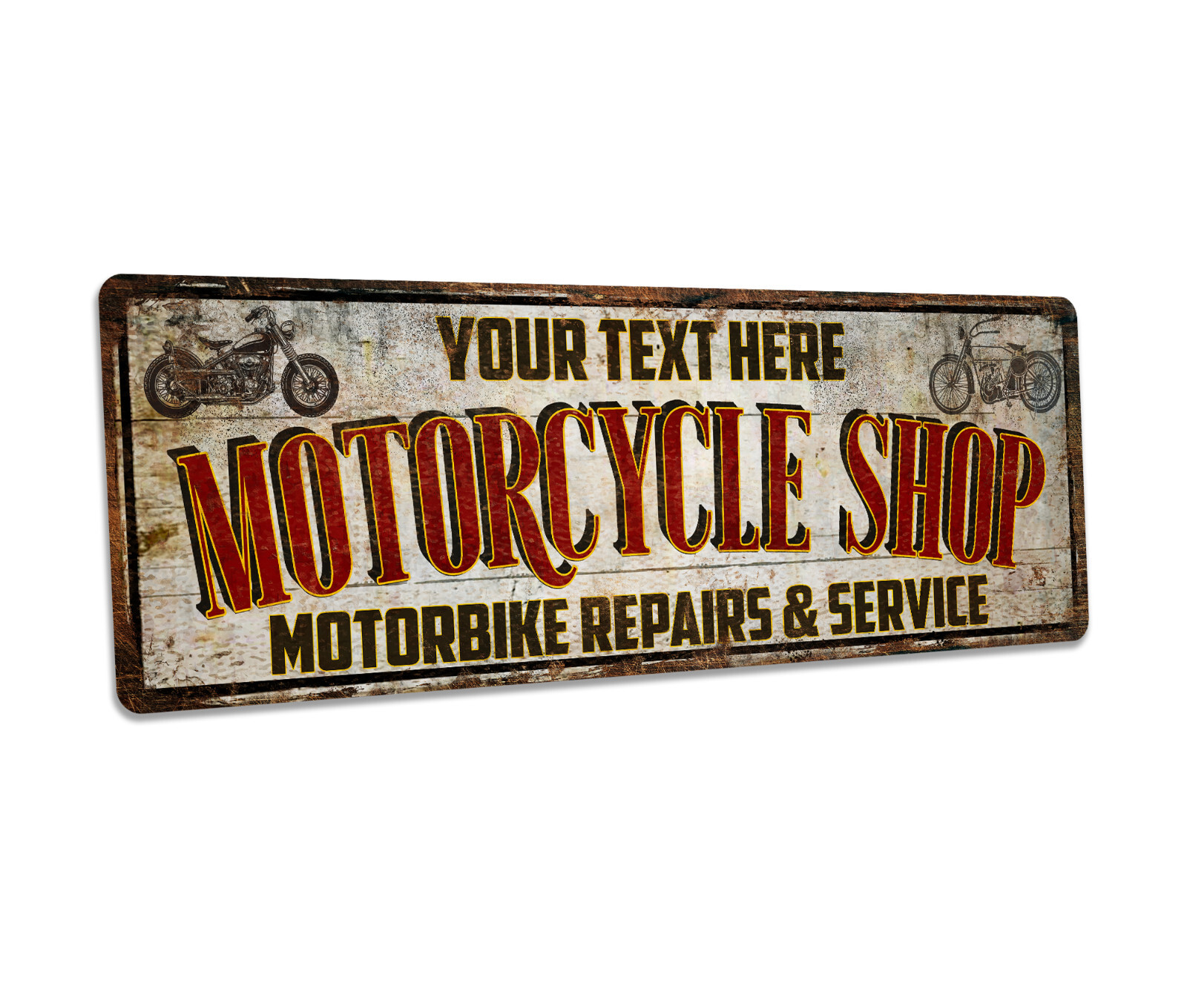 Personalized Motorcycle Shop Garage Sign Mechanic Repair Motorbike ...
