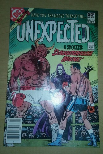 Unexpected 214 signed by gary cohn dc comics comic book vintage | eBay