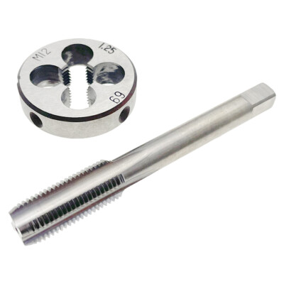 M12x1.25 Metric Tap & Die Set RH HSS M12 x 1.25 Thread Tap Die Right | eBay