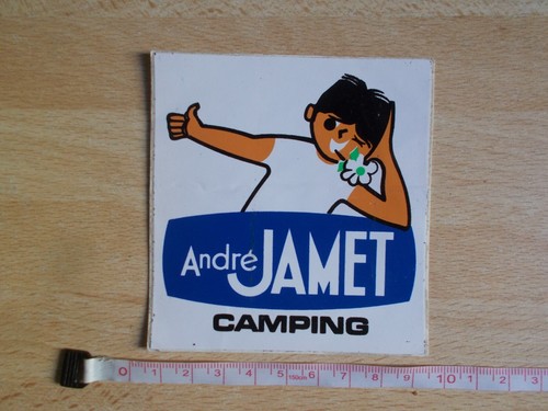 Sticker André Jamet Camping | eBay