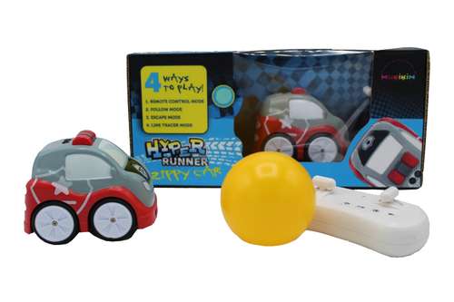 Zippy Car - RC Mini Car Toy - 4 Ways To Play: Escape / Follow / Line ...