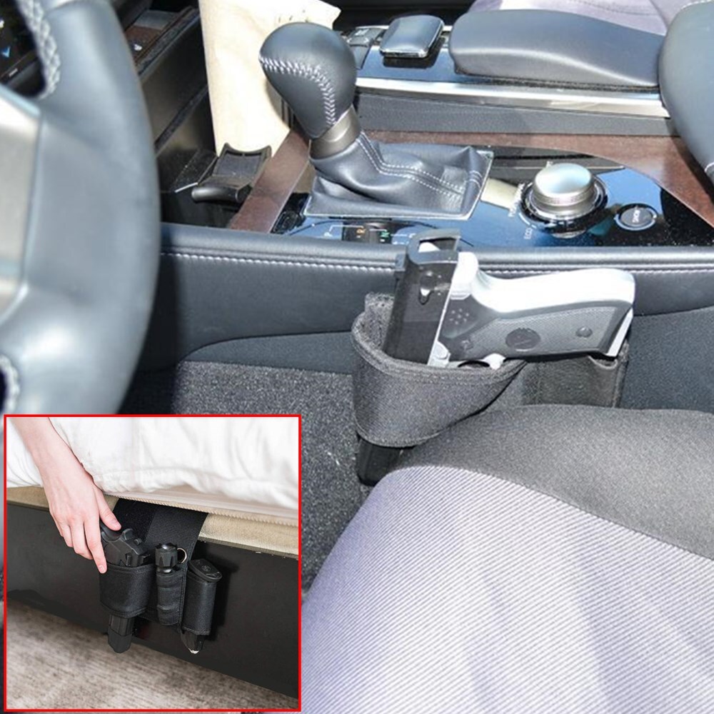Concealed Carry Car Seat Gun Holster Mattress Bed Pistol Holster Tool ...
