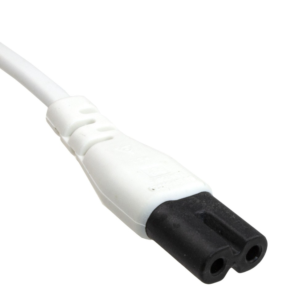 Figure 8 Power Cable UK Plug to C7 Lead for LED TV Samsung/LG Black ...