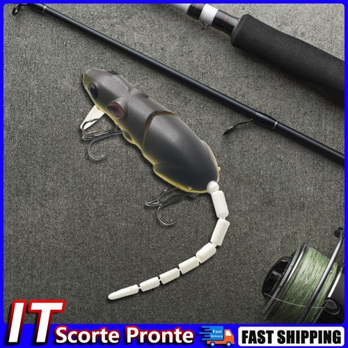 Jointed Mouse Lure Artificial Rat Bait Simulation Mouse Fishing Lure ...