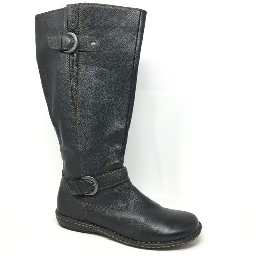 Born Concept Virginia Wide Calf Riding Boots Shoes Womens Size 9 Black ...