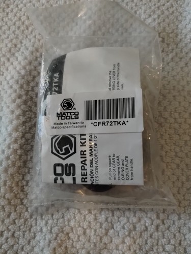 Matco Tools 1/2" 72 TEETH RATCHET REPAIR For 300 ft. lb. torque wrench ...