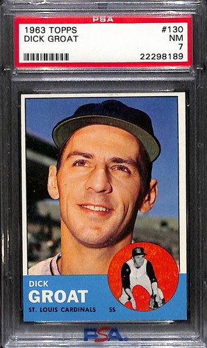 1963 Topps #130 Dick Groat PSA 7 | eBay