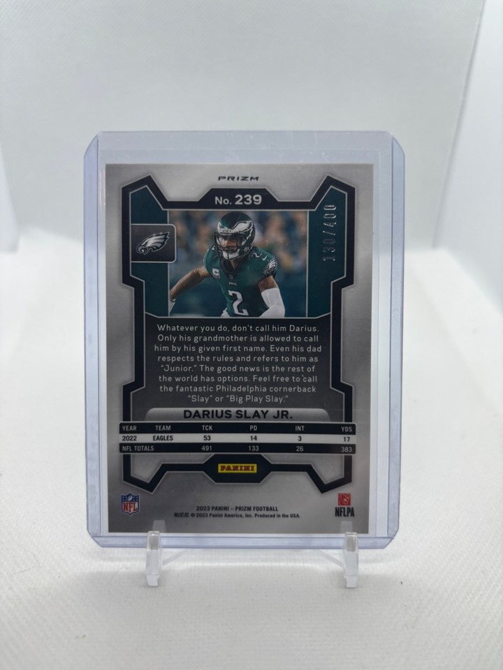 2023 Panini Prizm Darius Slay Pandora Prizm /400 Eagles #239 | eBay UK