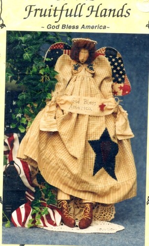 Uncut Craft pattern Cloth Doll ‘Fruitfull Hands God Bless America’ 24 ...