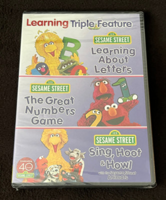 Dvd Sesame Street: Learning Triple Feature 2009. Brand New Sealed. A ...