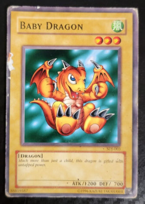Yu-Gi-Oh TCG - Baby Dragon - SDJ-003 | eBay