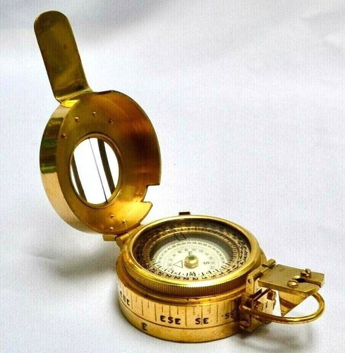 Antique Brass WW2 Engineer's Compass Replica | Nautical Military ...