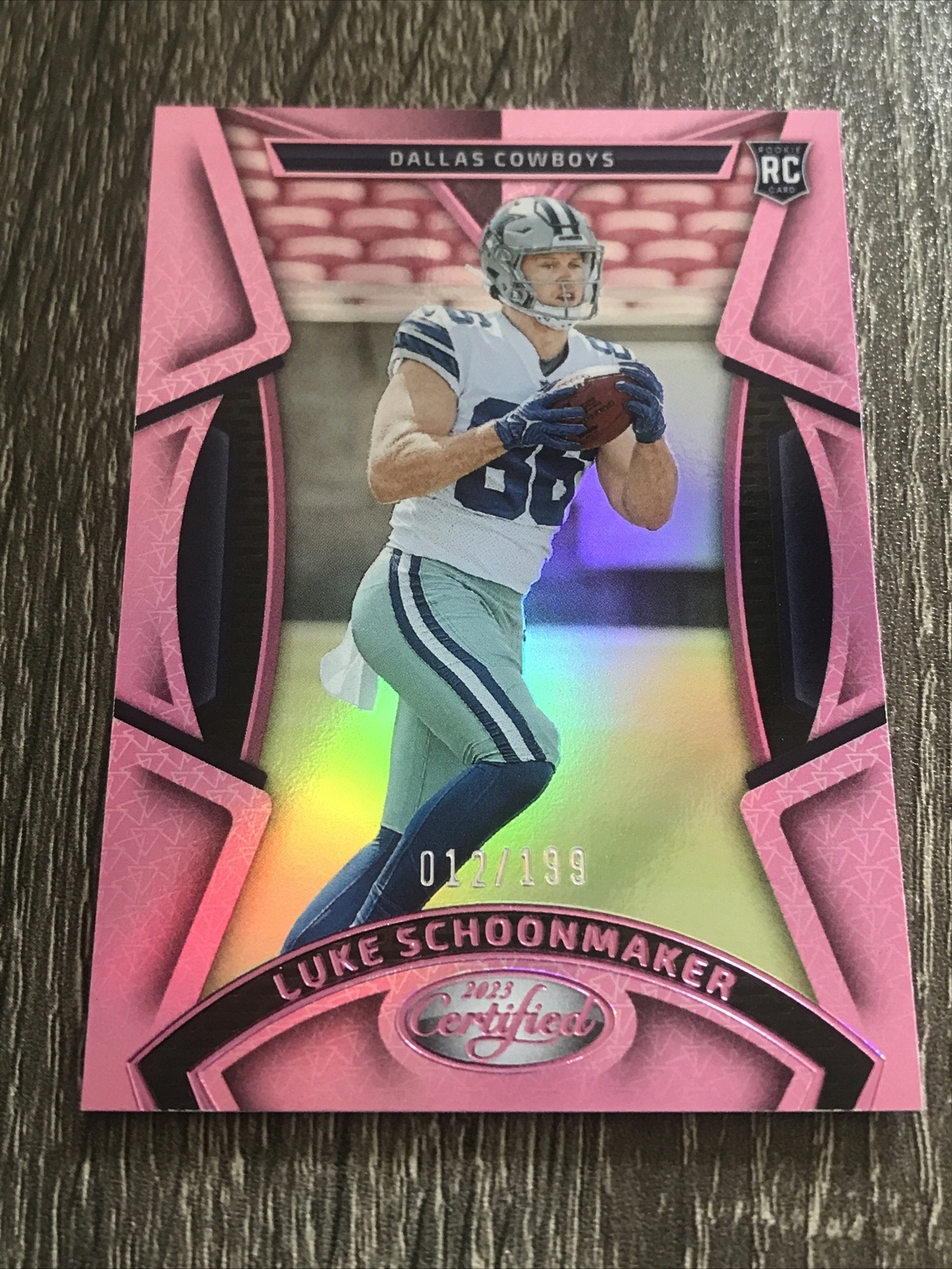2023 Panini Certified Luke Schoonmaker RC Rookie #121 Pink 12/199 ...