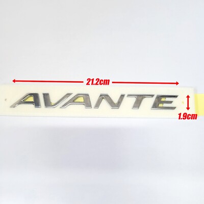 86311 3X000 AVANTE Lettering Logo Emblem 1p for 2011 2014 Hyundai ...