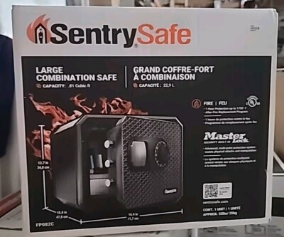 SentrySafe FP082C Large Fire Resistance Combination Safe .81 CFT *BRAND ...