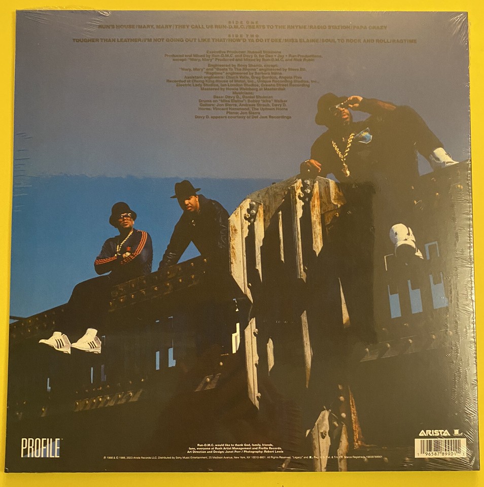RUN DMC~Tougher Than Leather~Vinyl Record~Hip Hop 50 Reissue 2023~NEW ...