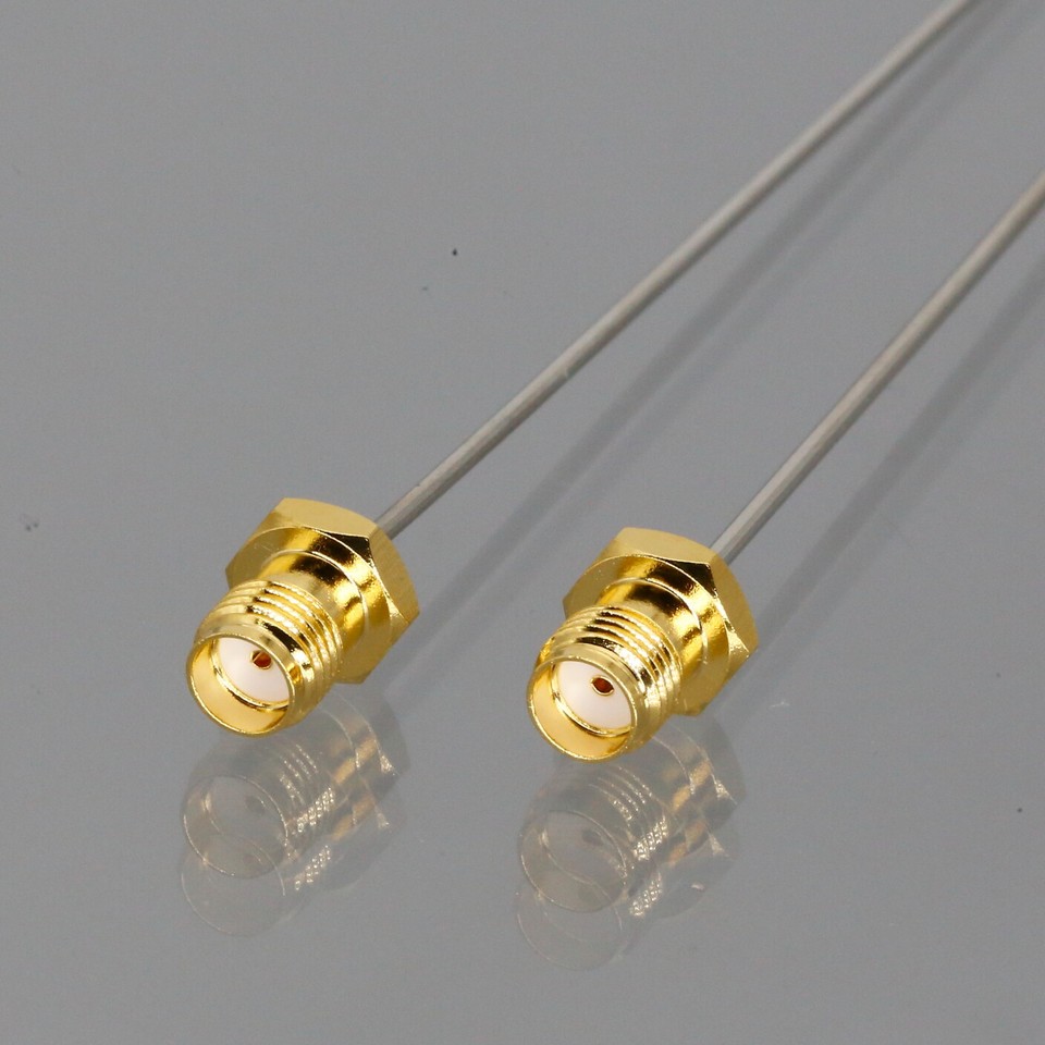 SMA Female to Female 0.047″ copper tube semi-rigid RF coax cable 2~40 ...