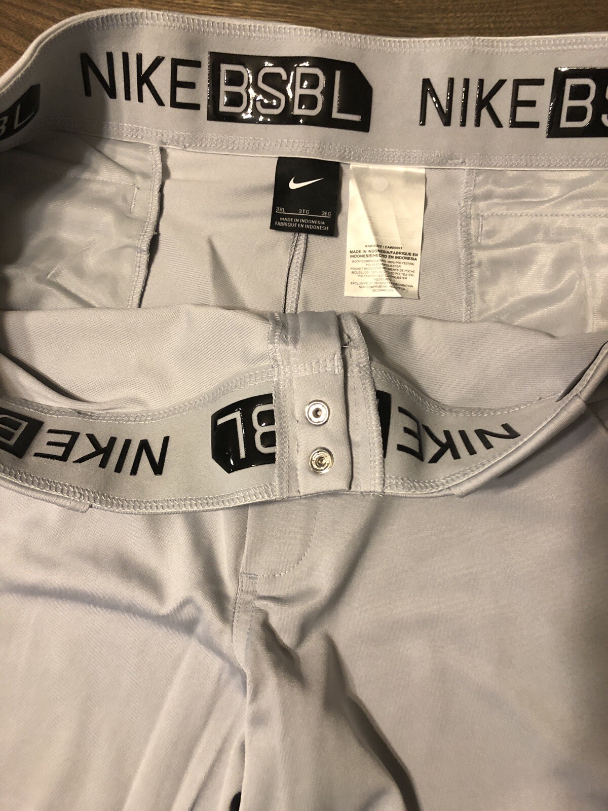 Nike BSBL Knicker Baseball Pants Multiple Sizes Gray/Green 747225-059 ...