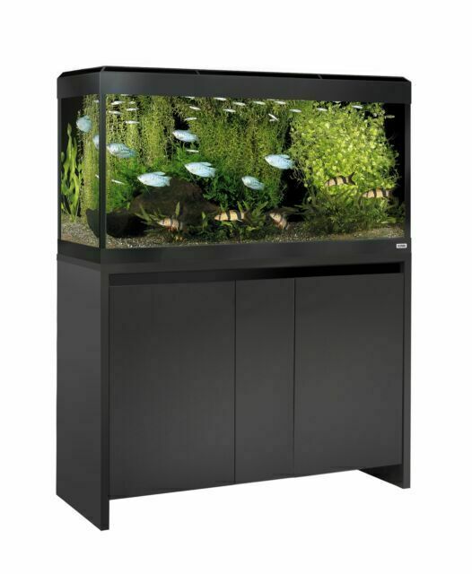 Fluval Roma 200 200L LED Aquarium with Cabinet - Black (18174) for sale ...