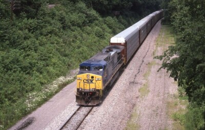 CSX 52 Railroad Train Locomotive KOPPEL PA Original 1996 Photo Slide | eBay