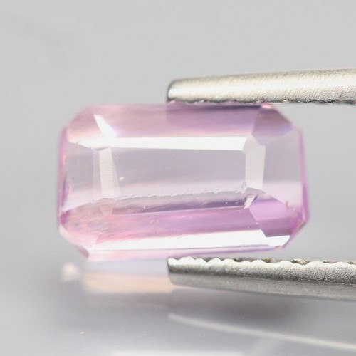 1.75CTS NATURAL UNHEATED PINK COLOR KUNZITE OCTAGON SHAPE GEMSTONE FROM ...