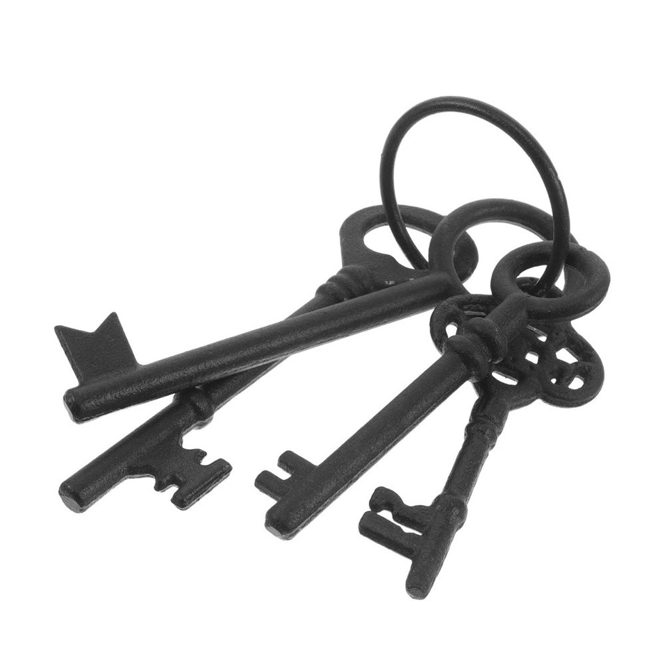 Retro Key Lock Wall Decoration Halloween Decorative Keys Farmhouse ...