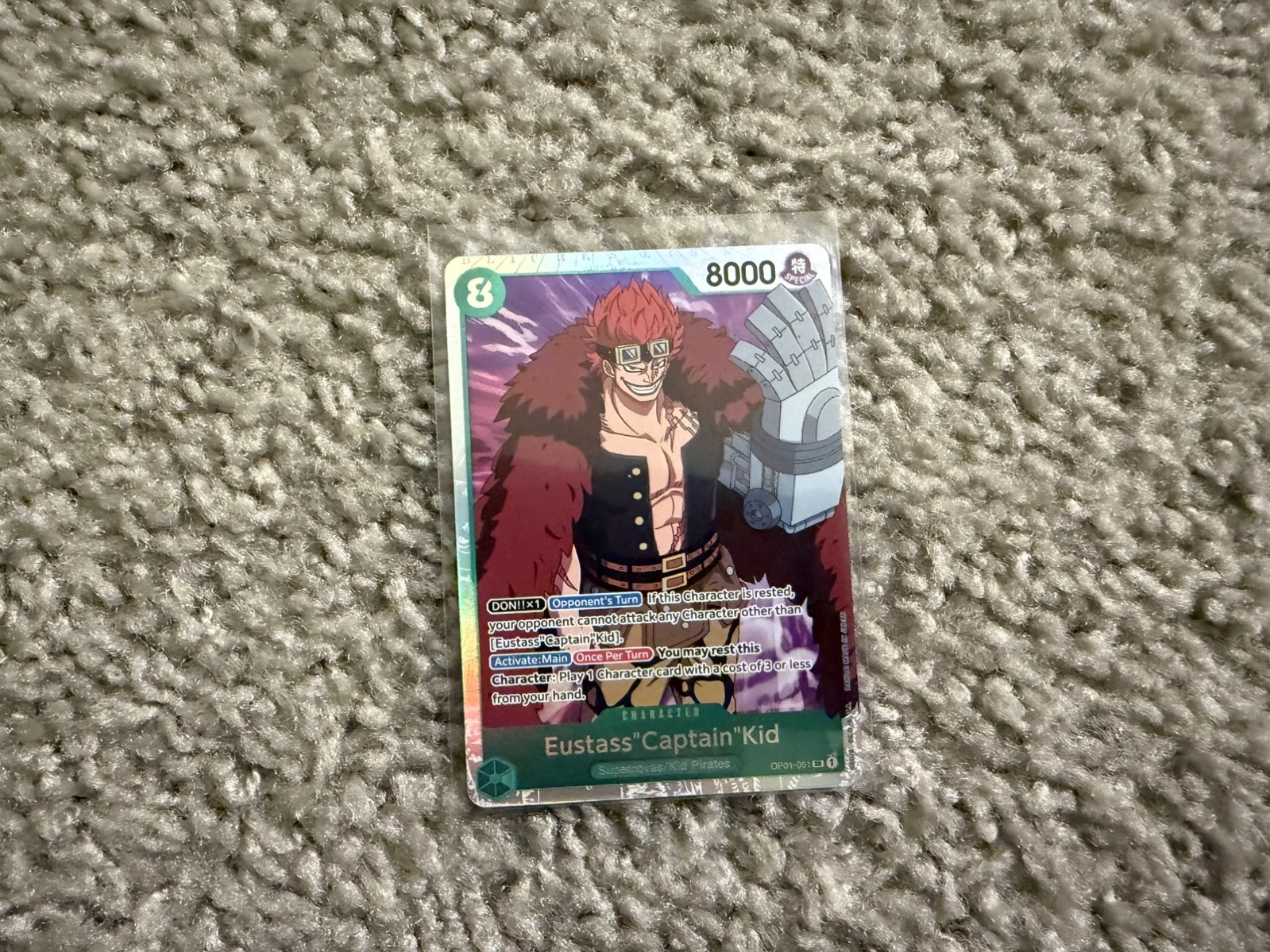 One Piece Eustass"Captain"Kid OP01-051 Pre-Errata | eBay