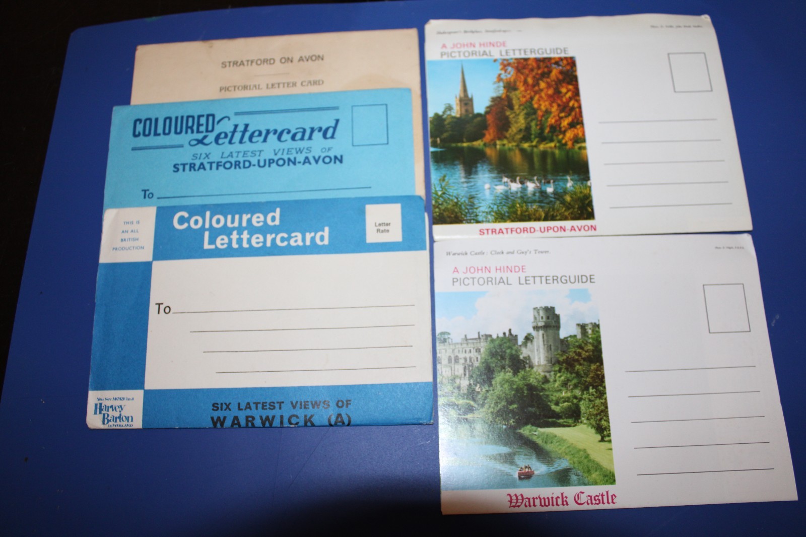 5 x Warwick & Stratford-upon-Avon letter cards. | eBay UK