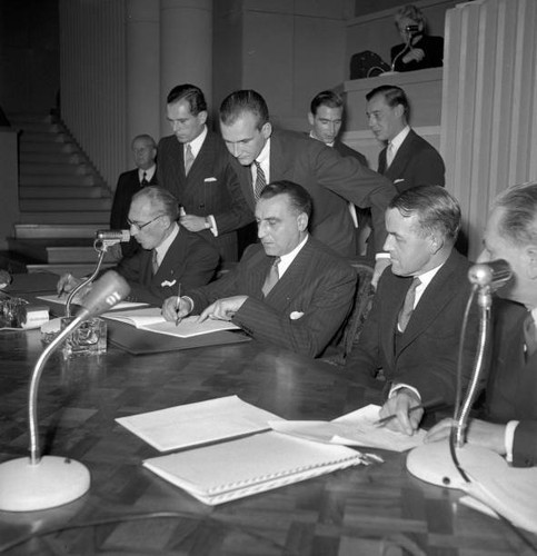 Signature of the four Geneva Conventions Geneva 1949 Signature - 1949 ...