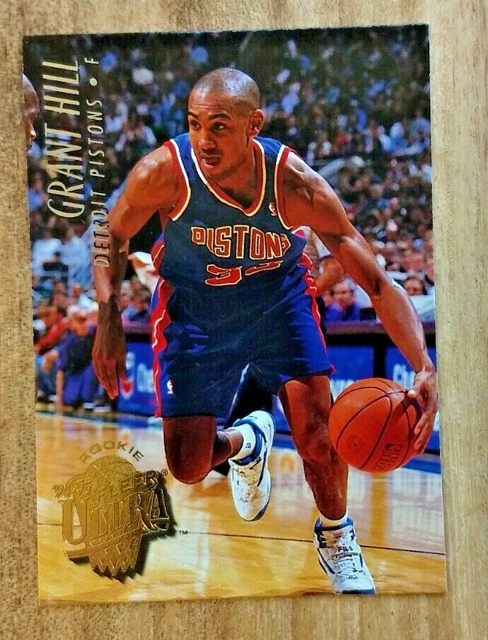 1994-95 FLEER ULTRA GRANT HILL ROOKIE CARD#239 NR-MINT DUKE PISTONS ...