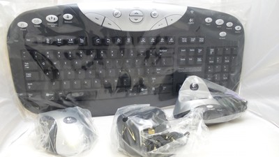 Logitech Cordless MX Duo Desktop - Keyboard & Mouse (967300-0403 ...