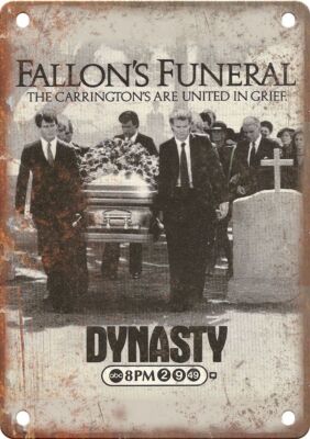 Dynasty TV Show Ad 12" X 9" Reproduction Metal Sign IC112 | eBay