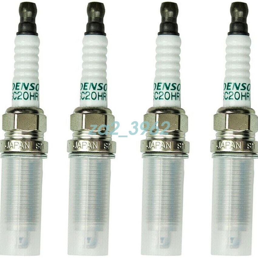 4pcs OEM DENSO 90919-01253 SC20HR11 Spark Plugs 3444 For Toyota Lexus ...