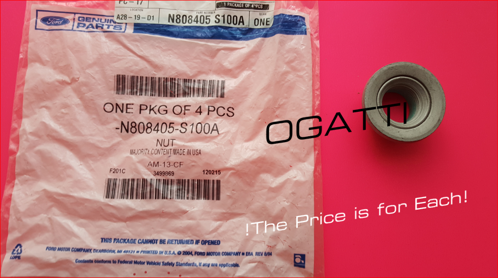 BRAND NEW GENUINE OEM FORD REAR AXLE NUT M24X2.0 2002-2010 EXPLORER ...